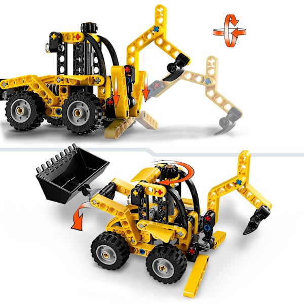 LEGO Technic 42197 Grävlastare grävare | CDON