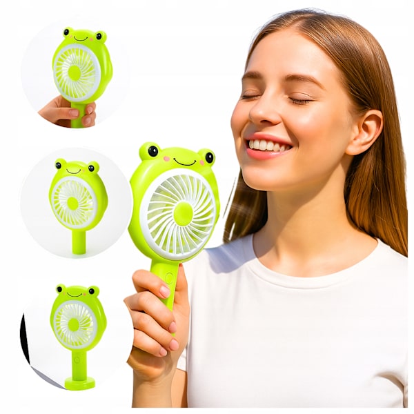 Mini Fläkt Handhållen Groda Fällbar Trådlös Groda USB | CDON