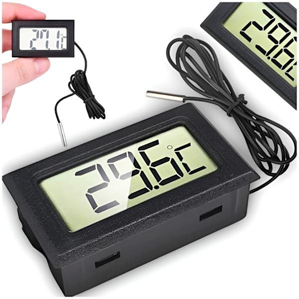 EXAKT DIGITAL ELEKTRONISK TERMOMETER MED PROB + TYDLIG DISPLAY | CDON
