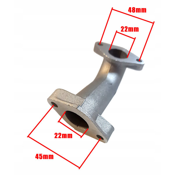 Förgasarkontakt 4T 139FMB Insug Fyrhjuling Moped Junak Romet Zipp ...