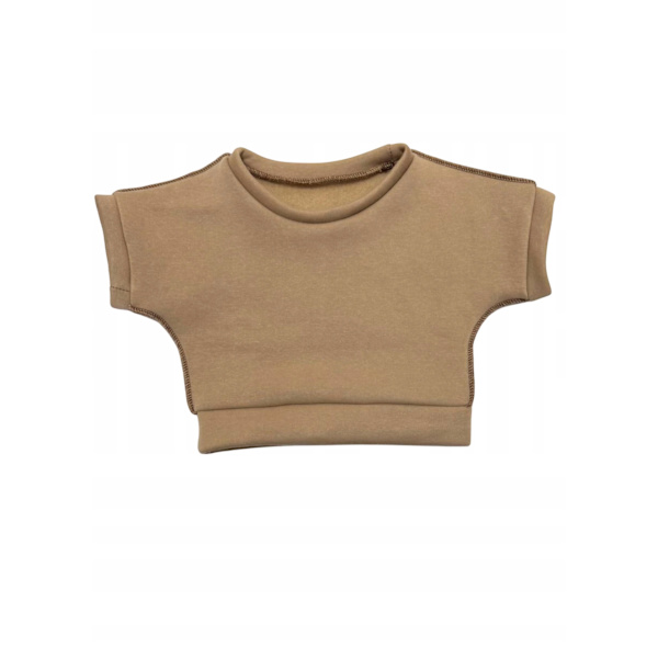 Barn PONCHO 128 VÄST cape VÄRMARE bomull med fluff BEIGE | CDON