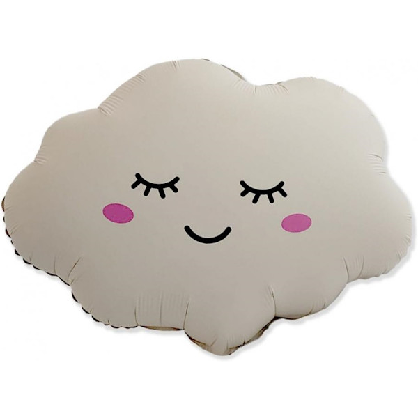 MOLN Folieballong Moln Födelsedag Ettåring Babyshowerfest 70x57cm | CDON