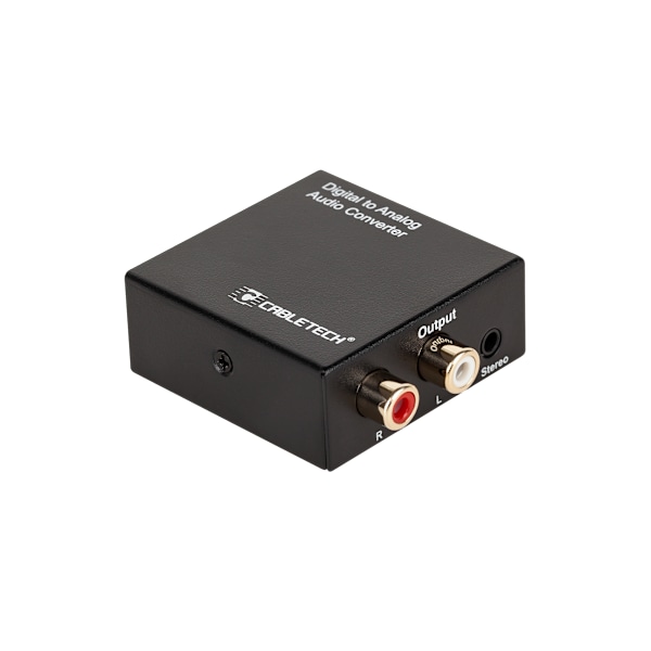 Ljudsignalomvandlare Cabletech Toslink RCA Coaxial Jack 3,5mm | CDON