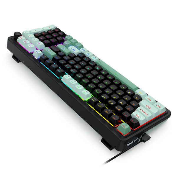 REDRAGON Eisa Magnetic K686BG-RGB-M Svart och grönt mekaniskt ...
