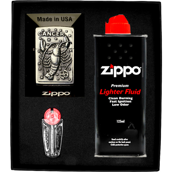 ZIPPO Tändareset ZODIAC CANCER Gåva Nr 1 | CDON