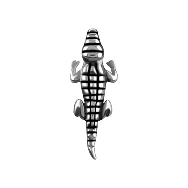 Insticksmutter - krokodil - silver - PI-032 | CDON