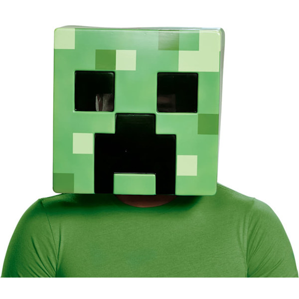Minecraft Creeper Mask Piexele Speldräkt Kostym | CDON