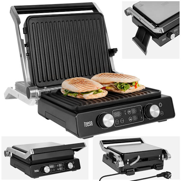 Sandwich toaster panini grill toster sandwich 2000W 3 l√§gen Teesa | CDON