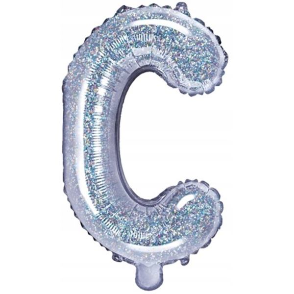 Folieballong Bokstav ""C"" 35cm holografisk 1 st. | CDON