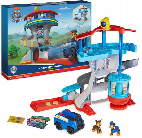 Spin Master Paw Patrol Observationsbas med polisfordon och figurin | CDON