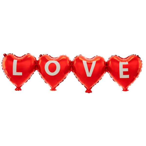 Garland LOVE -folioilmapallo, ystävänpäivä, 101 x 27 cm | CDON