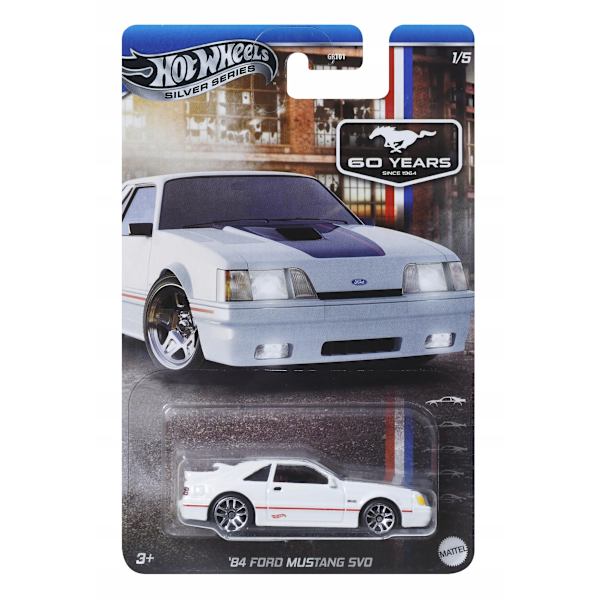 HOT WHEELS SILVER SERIE JBY50 1:64 SKALA 1984 FORD MUSTANG SVO MODELL 1 ...