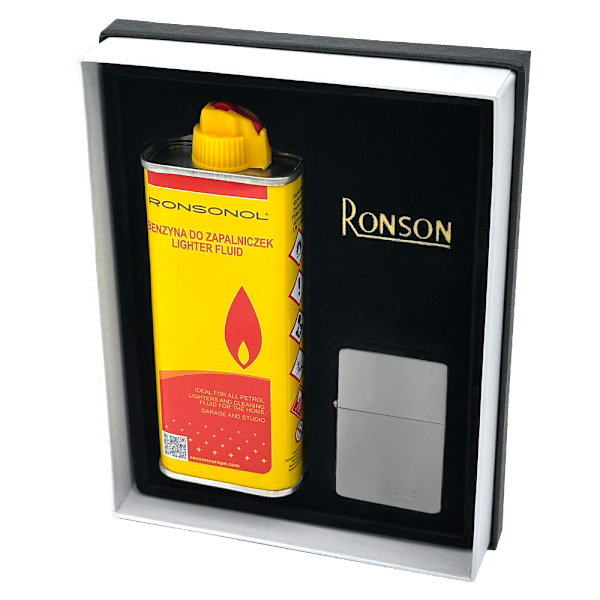 RONSON BLACK ICE Bensin tändare presentset | CDON