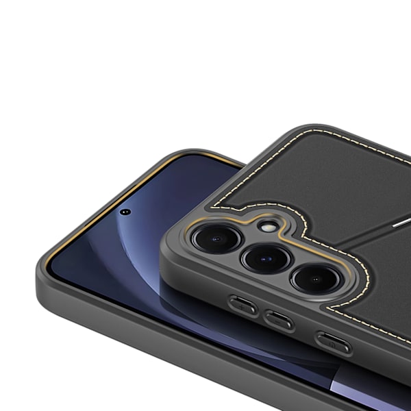 Dux Ducis Rafi II-skal till Samsung Galaxy S25 med stativ och plånbok ...