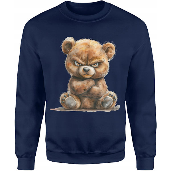 SJOV HERRESWEATSHIRT MED BAMSEPRINT BOMULDSPRIKT BAMSE L | CDON
