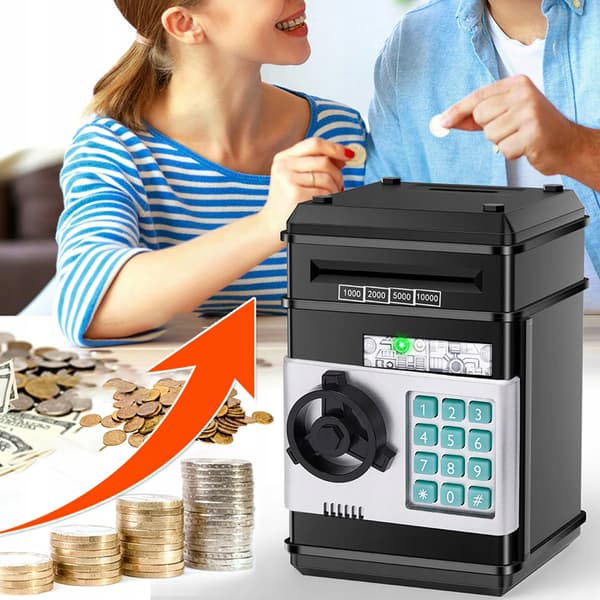 Spargris säkerhetsskåp / Elektronisk bankomat 23545 | CDON