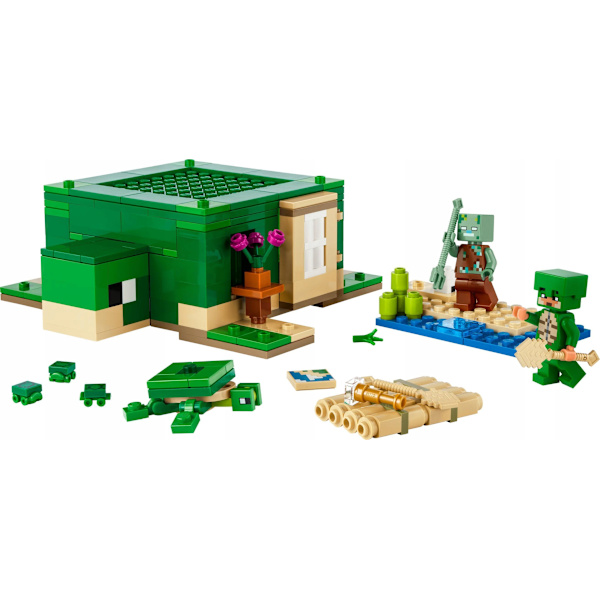 LEGO Minecraft 21254 Sköldpaddornas strandhus | CDON