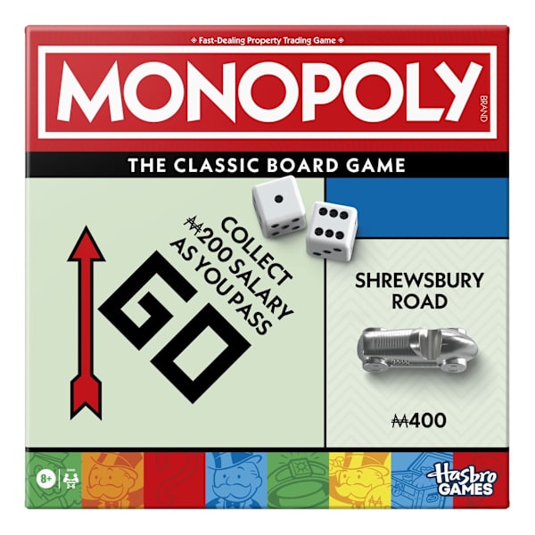 Hasbro G0009 Monopol Klassisk Engelsk | CDON