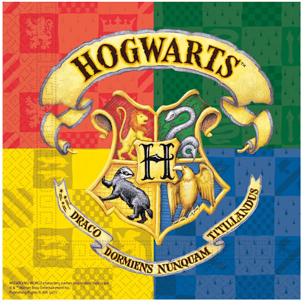 HOGWARTS Harry Potter Festservetter 33x33cm 20 st. | CDON