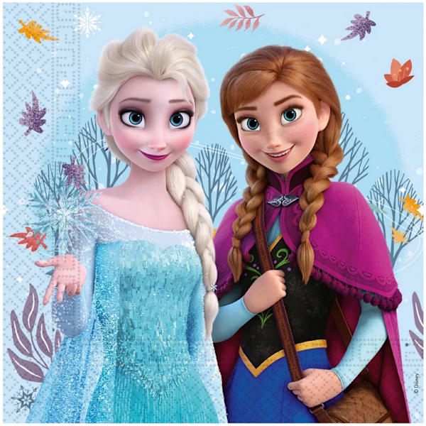 Frost Pappersservetter Frost Elsa Anna Födelsedag 33x33cm 20st. | CDON