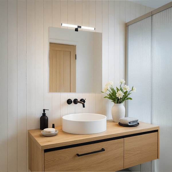 APA IP44 LED-SEINÄVALAISIMEN MUSTA MILAGRO ML2252 | CDON