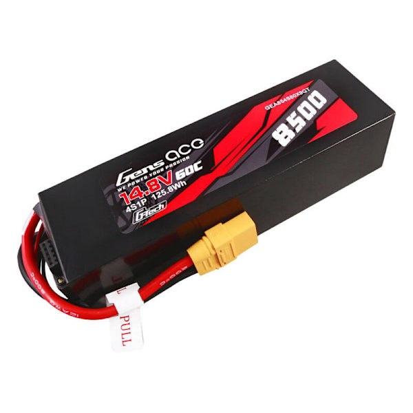 Gens Ace G-Tech 8500mAh 14.8V 60C 4S1P Lipo-batteri med XT90-stik | CDON