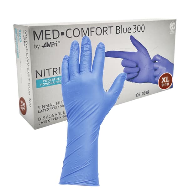 Ampri Blue 300 XL nitrilhandsker 100 stk. | CDON