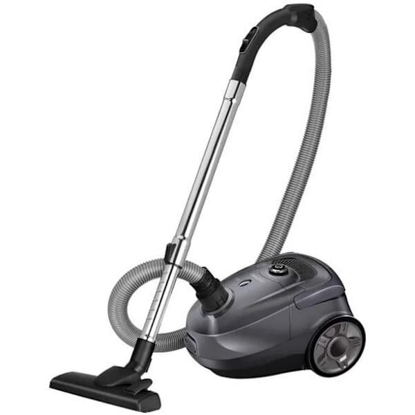 Handla Dammsugare MPM Mod-52 850 W – Stor påse, Tyst drift, Gråsvart | CDON