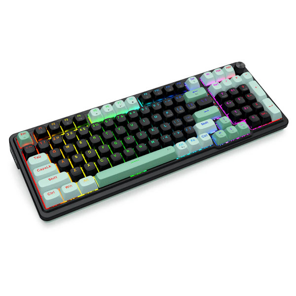 REDRAGON Eisa Magnetic K686BG-RGB-M Svart och grönt mekaniskt ...