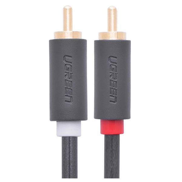 Kabel 2x RCA (Cinch) til 2x RCA (Cinch) UGREEN AV104 1m (sort) | CDON