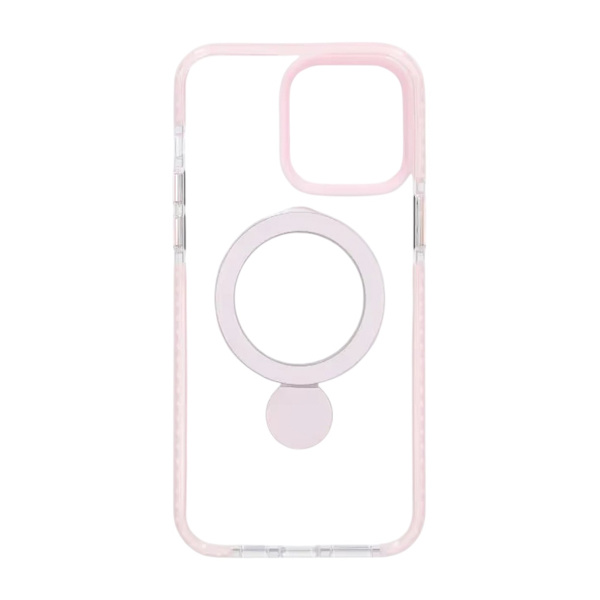 Pindun 360° Roterende Stativ Magnetisk Cover til iPhone 14/13 Pink | CDON