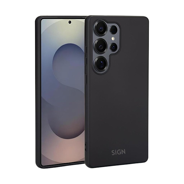 SiGN Liquid Silicone Case för Samsung Galaxy S25 Ultra - Svart | CDON