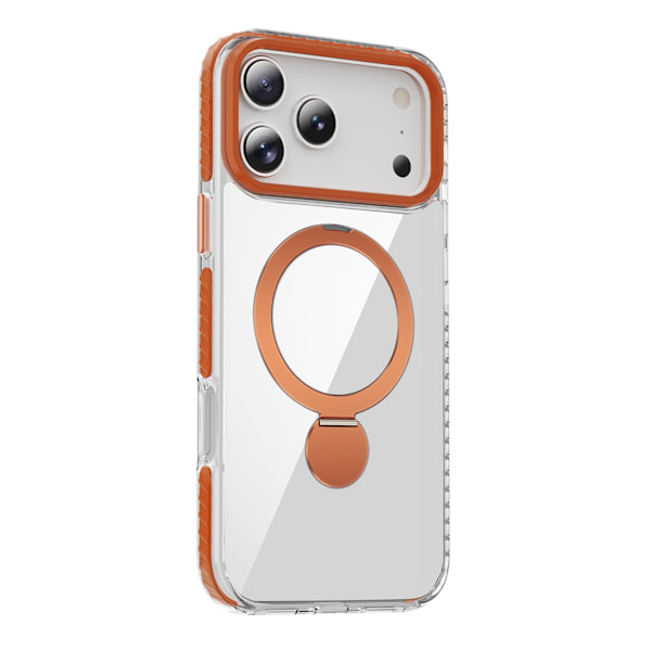 Pindun 360° Roterende Stativ Magnetisk Etui til iPhone 17 Pro Orange | CDON