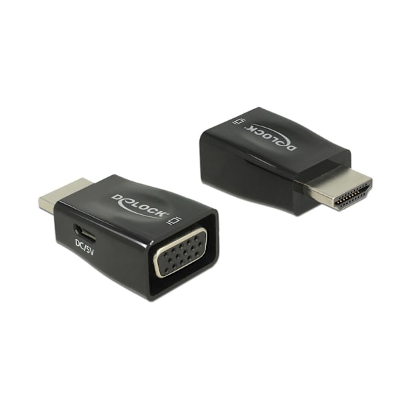Delock Adapter HDMI han til VGA hun | CDON
