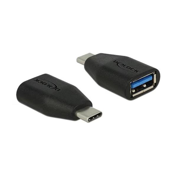 Delock USB-C han til USB-A hun Adapter, 10 Gbps | CDON