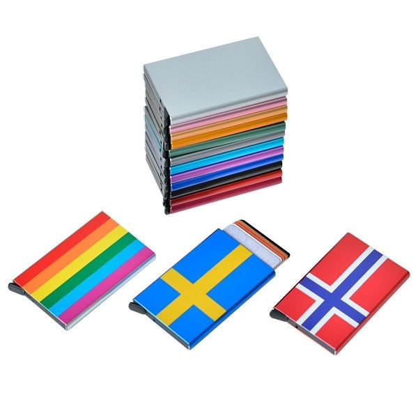 Korttikotelo RFID-suojauksella . Pop-up . RUOTSIN LIPPU | CDON