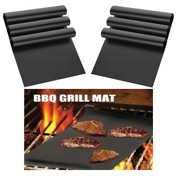 5-Pakke Non-Stick Grillmatte og Bakematte Gjenbrukbare | CDON