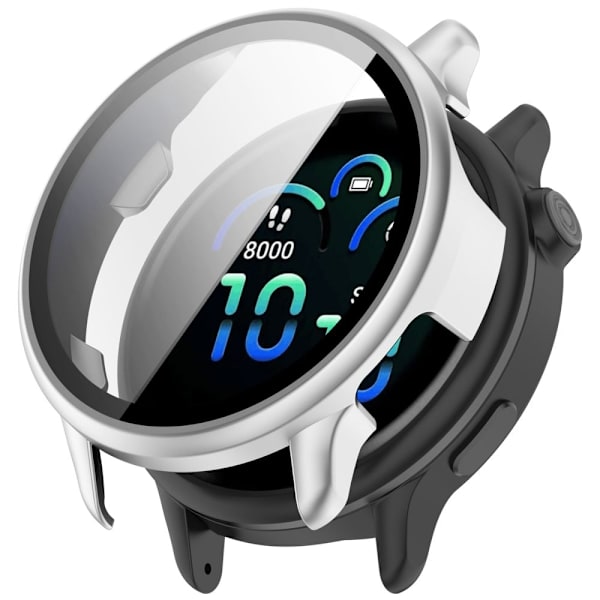Garmin Vivoactive 6 Hard PC Case All Around Watch Cover with Tempered ...