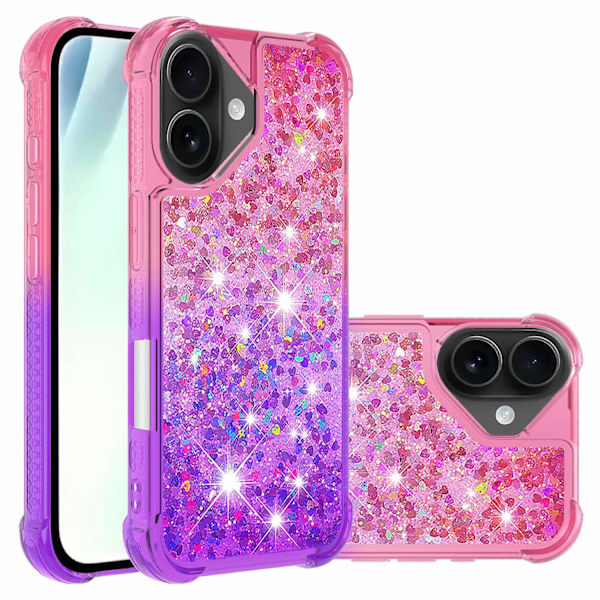 Princess iPhone 17 skal - Rosa + Lila | CDON