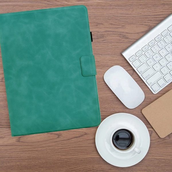 Samsung Galaxy Tab A9+ etui Vegansk lær-etui til nettbrett med kortspor ...