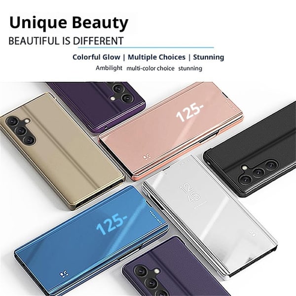 Samsung Galaxy S26 -kotelo, ikkunallinen, teline, nahkainen ...