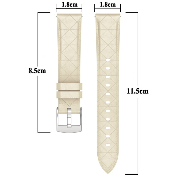 18 mm klockrem Garmin Venu 3S / 2S / Forerunner 265S / 255S Fyrkantigt ...