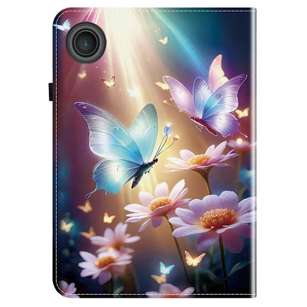 Lenovo Tab TB311FU Lærveske med mønster og stativ for nettbrett med ...