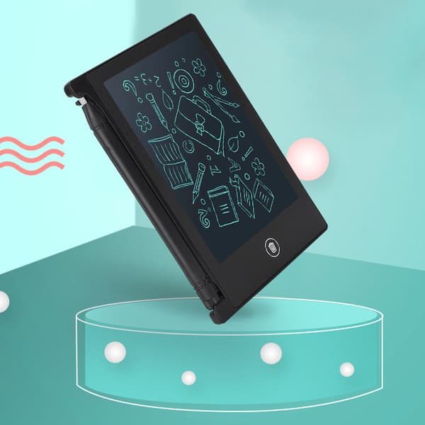 LCD 4,5 tommer ultratynd håndskrift tablet skrive tegne notesbogstavle ...