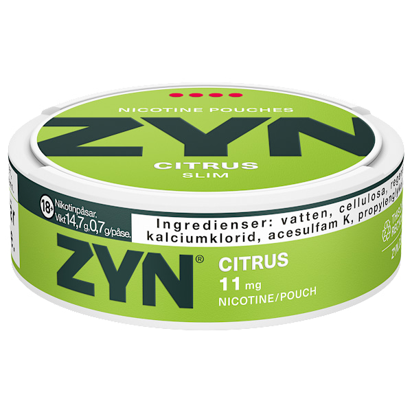 ZYN Citrus Slim S4 5-pack | CDON