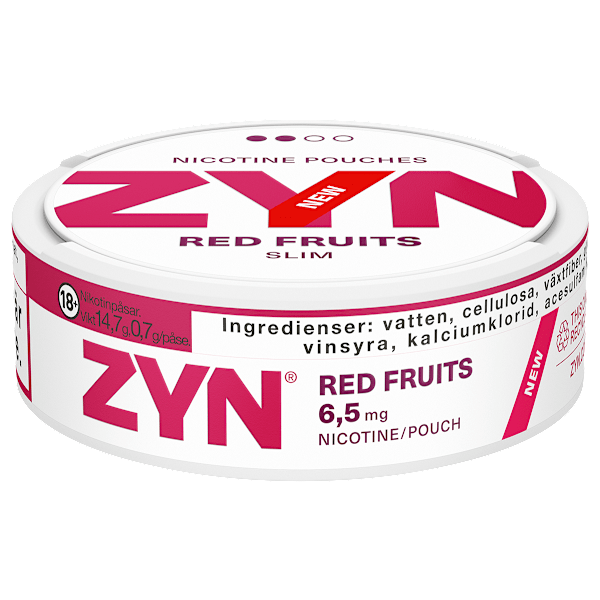 ZYN Red Fruits Slim S3 5-pack | CDON