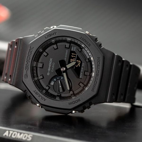CASIO Sportsur Street Octagon Rustic Oak Charcoal Fibre Vandtæt til ...