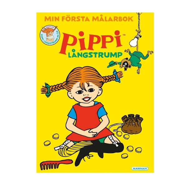 Peppi Pitkätossu Ensimmäinen värityskirjani | CDON