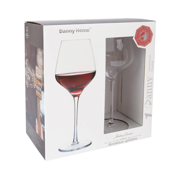 Viinilasit Bordeaux 600 ml Kristalli Setti | CDON