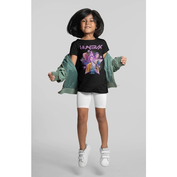 Huntrix Demon Hunters T-shirt – Svart Unisex K-Pop Stil | CDON